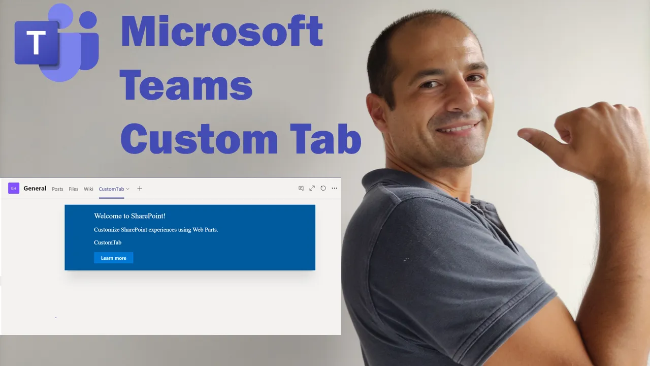 How to create custom Tabs in Microsoft Teams | Giuliano De Luca